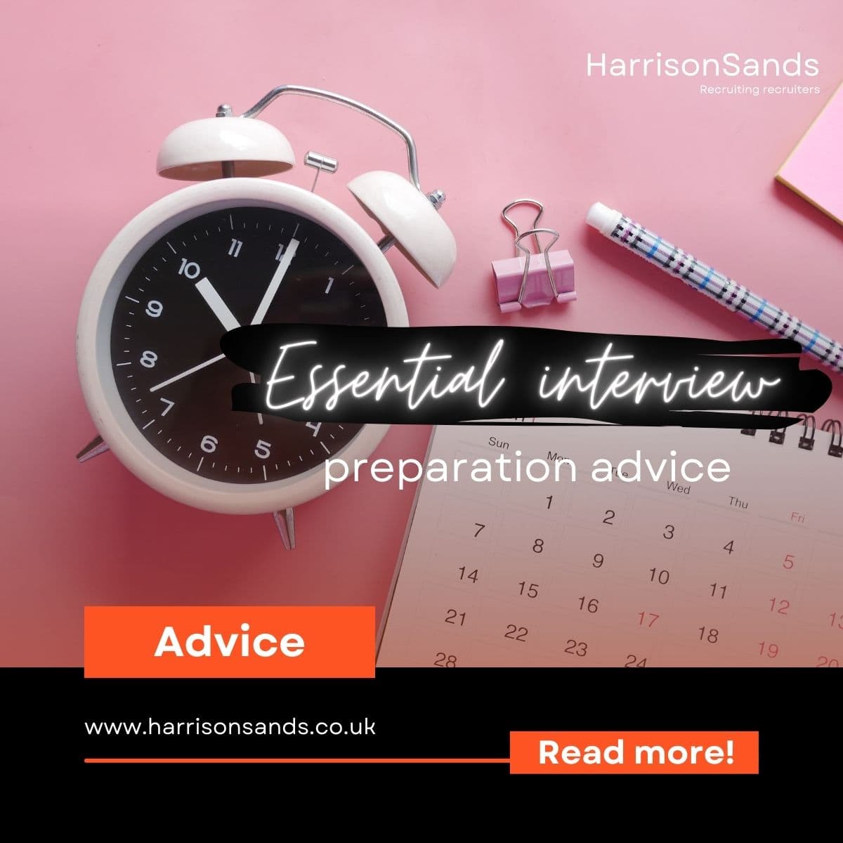Essential interview preparation advice - Harrison Sands