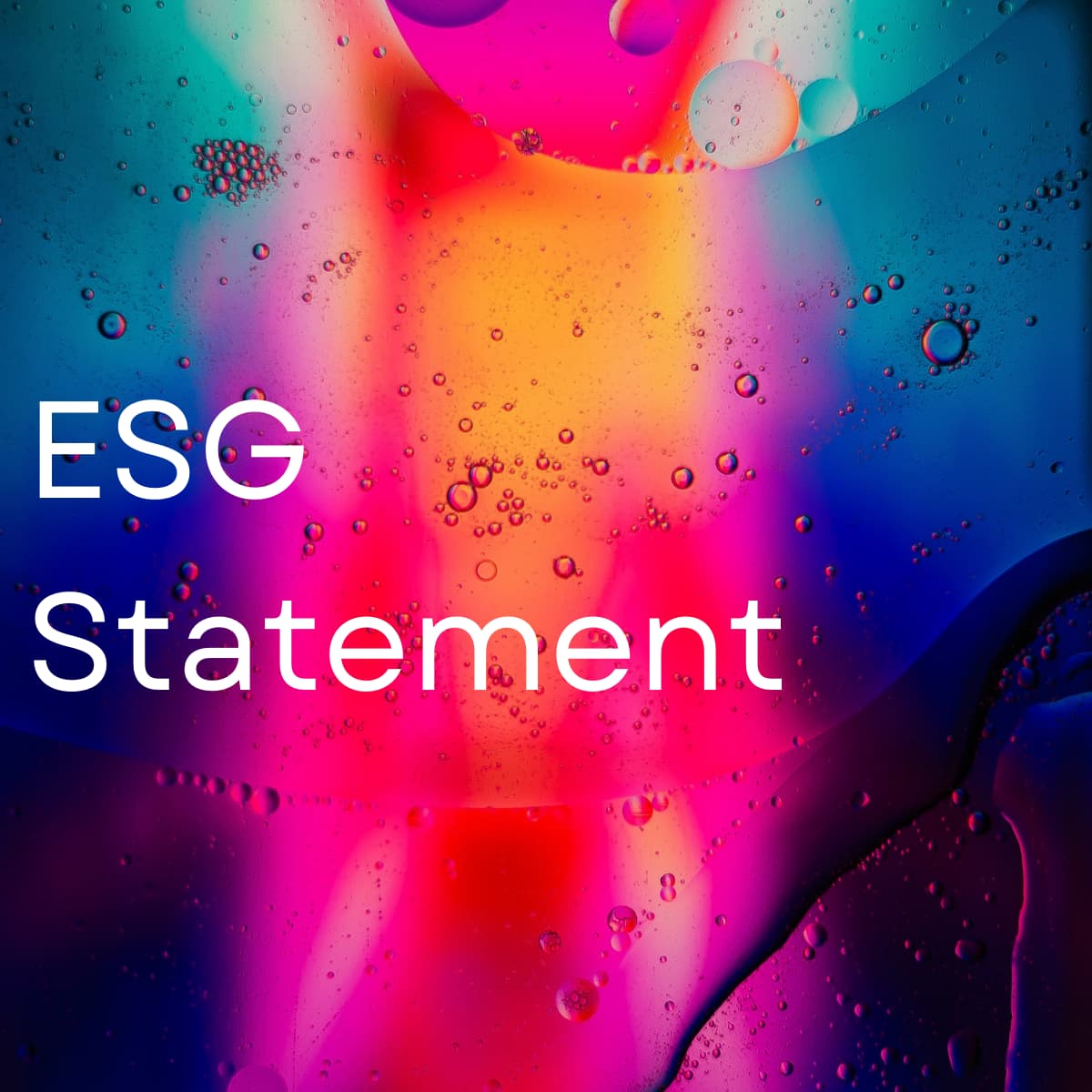 ESG Statement - Harrison Sands ESG Statement - Harrison Sands