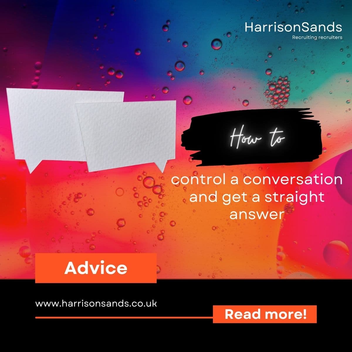 How To Control A Conversation Harrison Sands